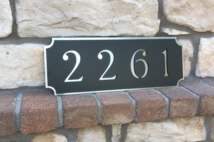 Laser Cut Address Signs Smith Steelworks Laser Cut Address Signs Smith Steelworks