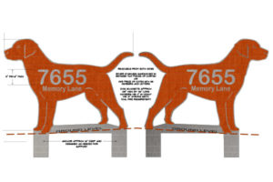 Laser Cut Address Signs - Smith Steelworks