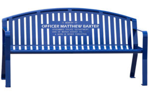 Metal Police Bench - Smith Steelworks