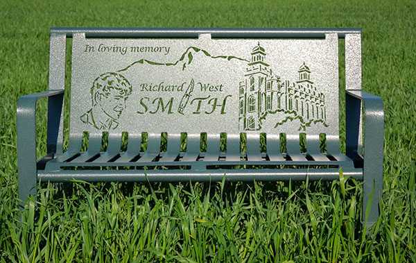 Personalized Memorial Bench - Smith Steelworks