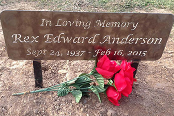 Laser Cut Cemetery Signs - Smith Steelworks