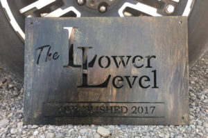 Blackened Steel Signs - Smith Steelworks