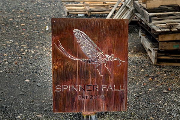 Rustic Finish Signs - Smith Steelworks