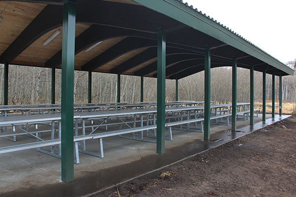 Glulam Pavilions - Smith Steelworks