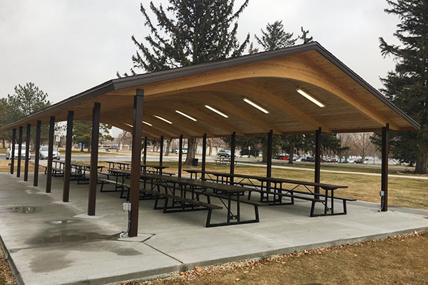 Glulam Pavilions - Smith Steelworks