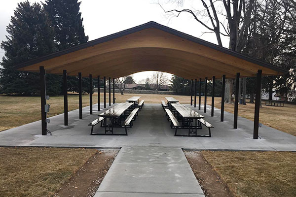 Glulam Pavilions - Smith Steelworks