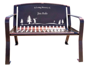 Park Memorial Bench - Smith Steelworks
