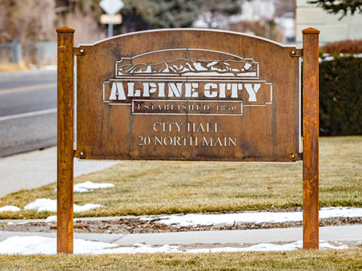 Laser Cut City Signs - Smith Steelworks
