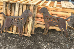 Laser Cut Address Signs - Smith Steelworks