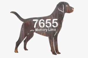 Laser Cut Address Signs - Smith Steelworks