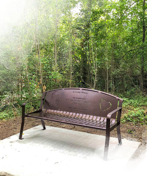Trail Memorial Benches - Smith Steelworks