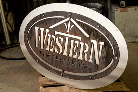 Rustic Finish Signs - Smith Steelworks