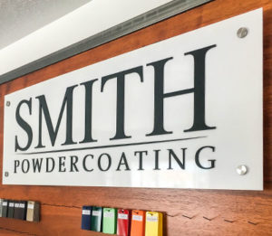 Powder Coated Signs - Smith Steelworks