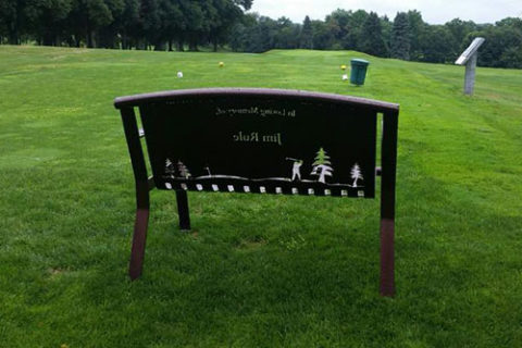 Pet Memorial Bench - Smith Steelworks