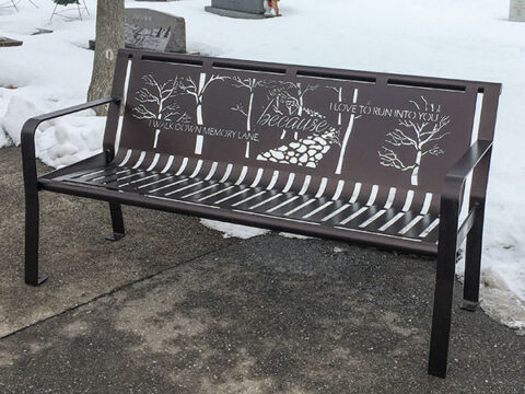 Cemetery Benches - Smith Steelworks