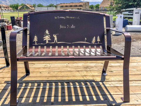 Park Memorial Bench - Smith Steelworks