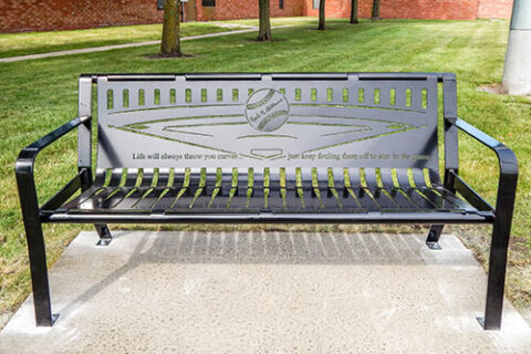Cremation Bench - Smith Steelworks