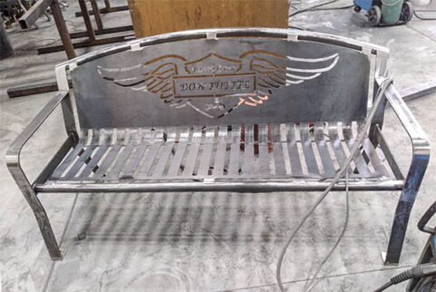 Metal Memorial Benches - Smith Steelworks