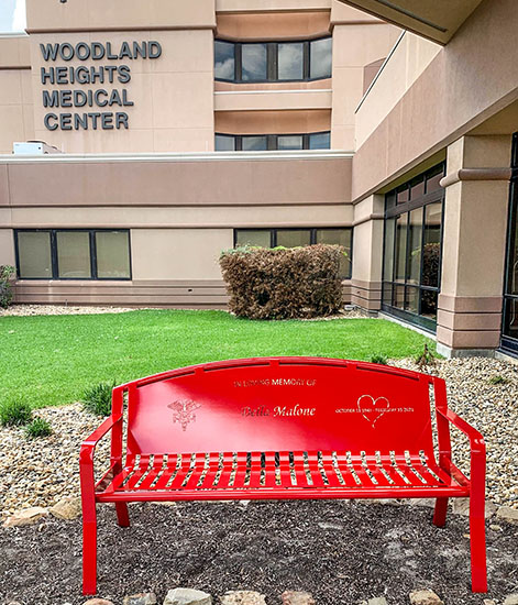 Hospital Memorial Bench - Smith Steelworks