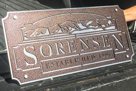 Recessive Metal Signs - Smith Steelworks