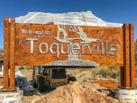 Stand-Off Metal Signs - Smith Steelworks