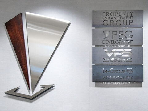 Laser Cut Office Signs - Smith Steelworks