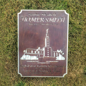 Laser Cut Cemetery Signs - Smith Steelworks