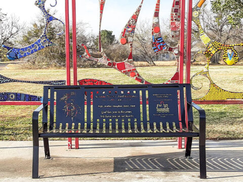 Memorial Bus Stop Benches - Smith Steelworks