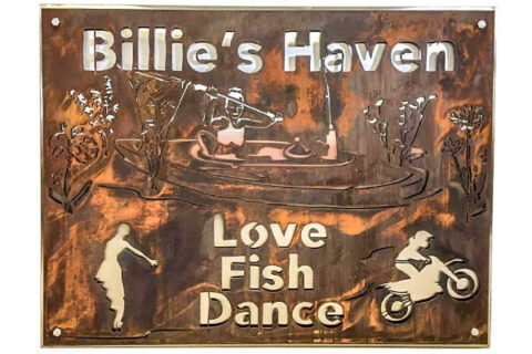 Laser Cut Rustic Signs - Smith Steelworks