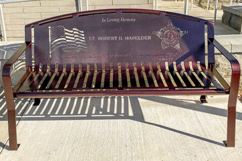 Lieutenant Memorial Bench - Smith Steelworks