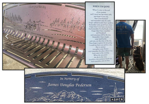 Memorial Metal Benches - Smith Steelworks