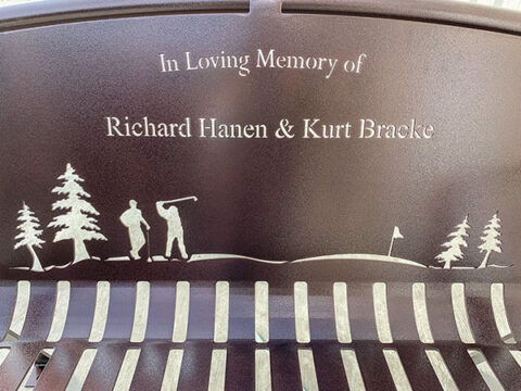 Memorial Bench - Smith Steelworks