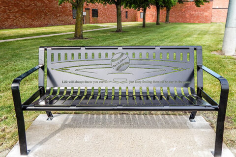 Courtyard Memorial Bench - Smith Steelworks