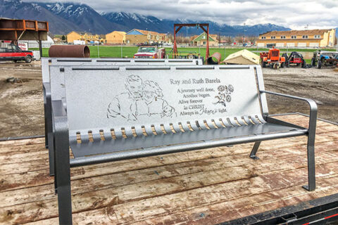 Parent Memorial Benches - Smith Steelworks