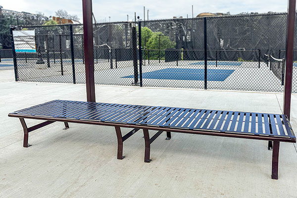 Pickleball Benches - Smith Steelworks