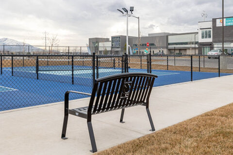 Pickleball Court Site Furniture - Smith Steelworks