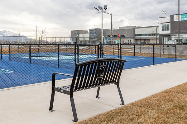 Pickleball Court Site Furniture - Smith Steelworks