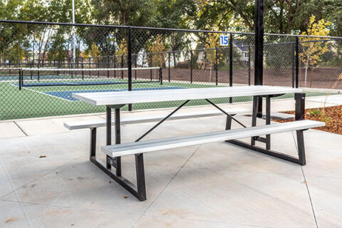 Pickleball Court Site Furniture - Smith Steelworks