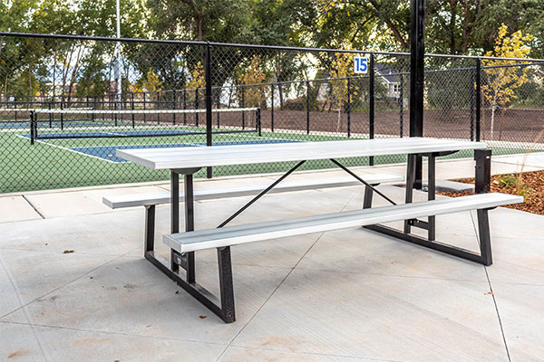 Pickleball Benches - Smith Steelworks